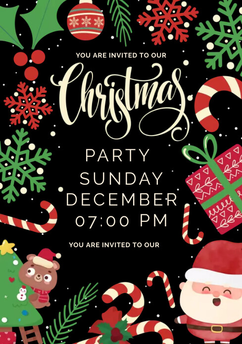 Christmas Party Template | PosterMyWall