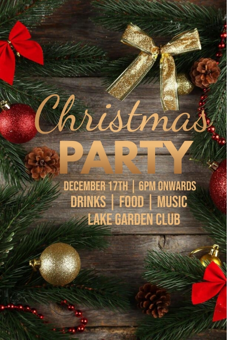 Christmas Party Template | PosterMyWall