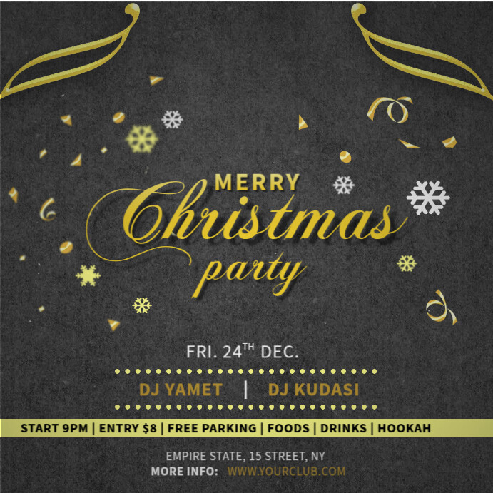 Christmas Party Template | PosterMyWall