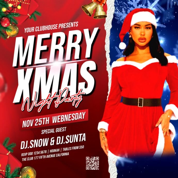 Christmas Party Template | PosterMyWall