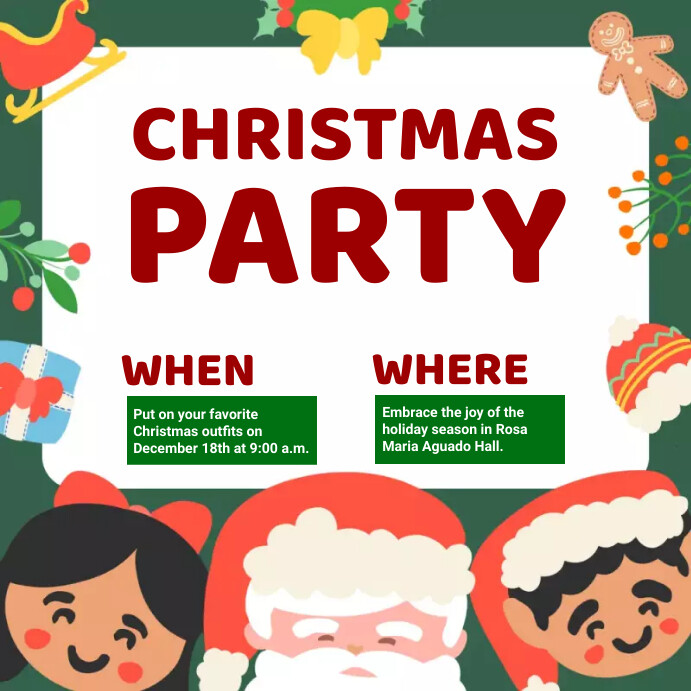 Christmas Party Template | PosterMyWall