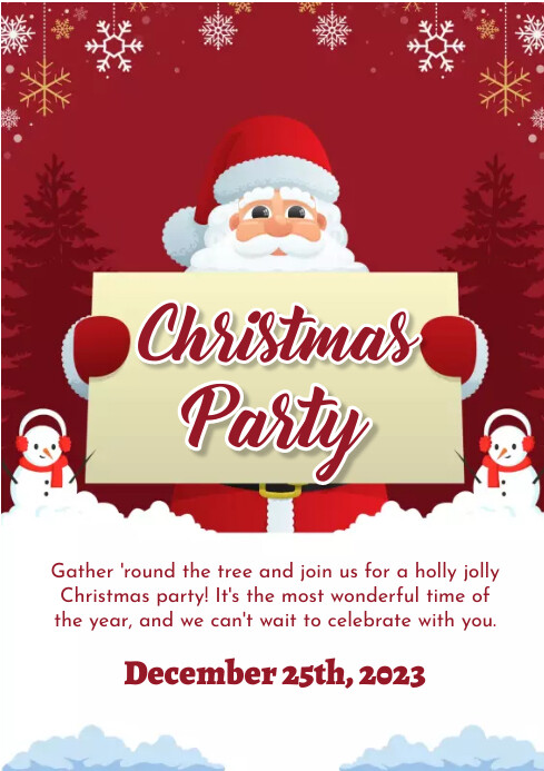 Christmas Party Template | PosterMyWall