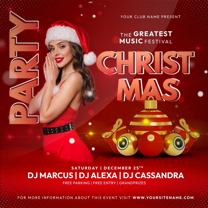 Christmas Party Template | PosterMyWall
