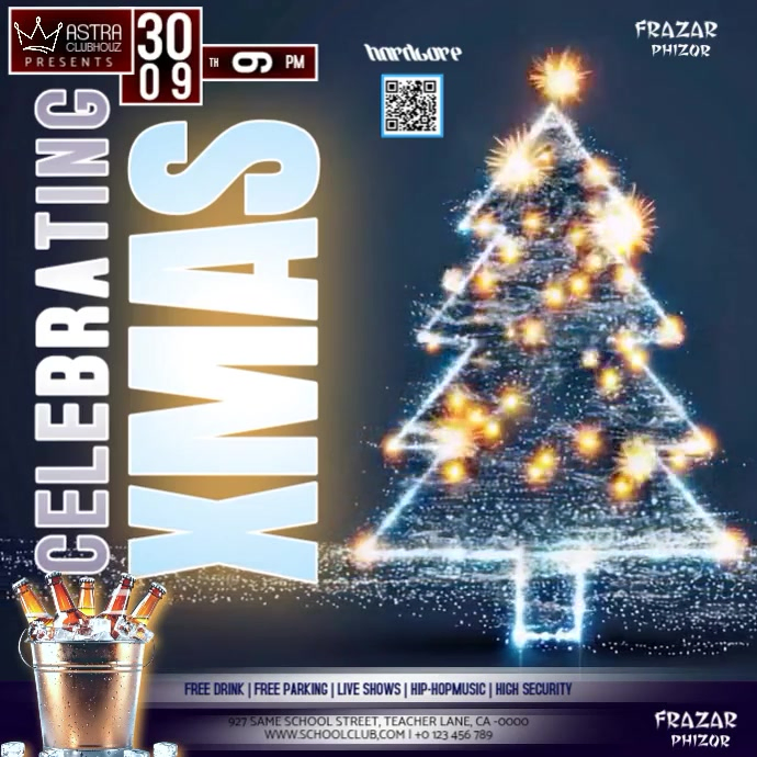 Christmas Party Event Ad Design Template | PosterMyWall