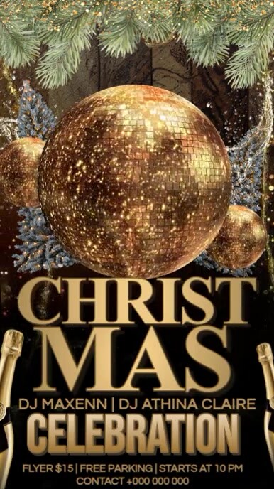 Christmas Party Event Template | PosterMyWall