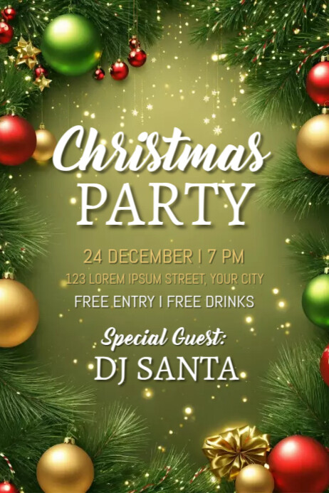 Plantilla de Christmas Party Event | PosterMyWall