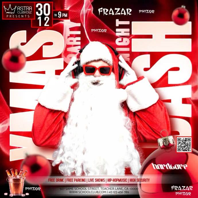 Christmas Party Event Design Template | PosterMyWall