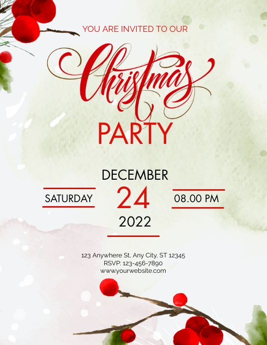 Pamflet Pesta Natal Templat | PosterMyWall