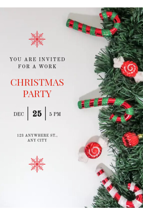 Christmas Party Flyer Template | PosterMyWall