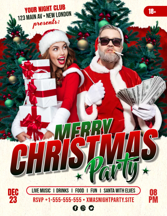 Copy of Christmas Party Flyer | PosterMyWall