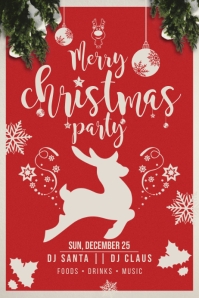 Christmas Santa flyer Template | PosterMyWall