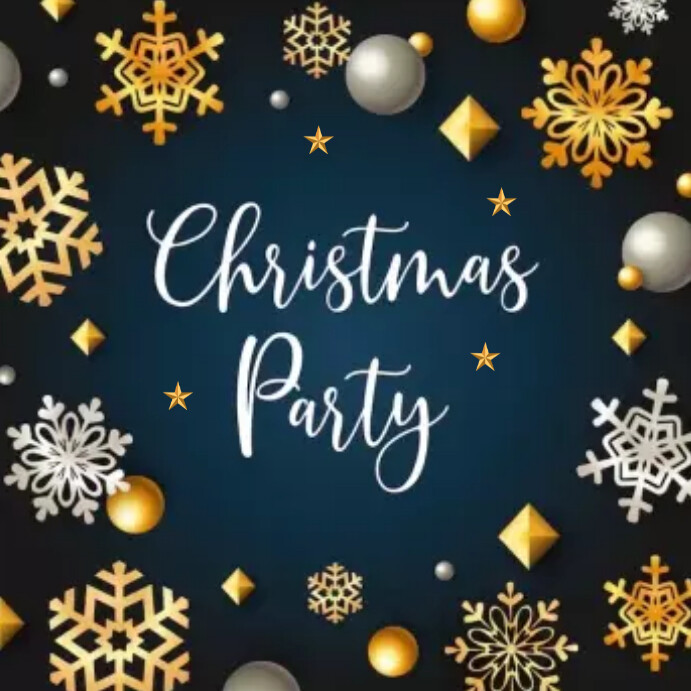 Plantilla de Christmas party Instagram post | PosterMyWall