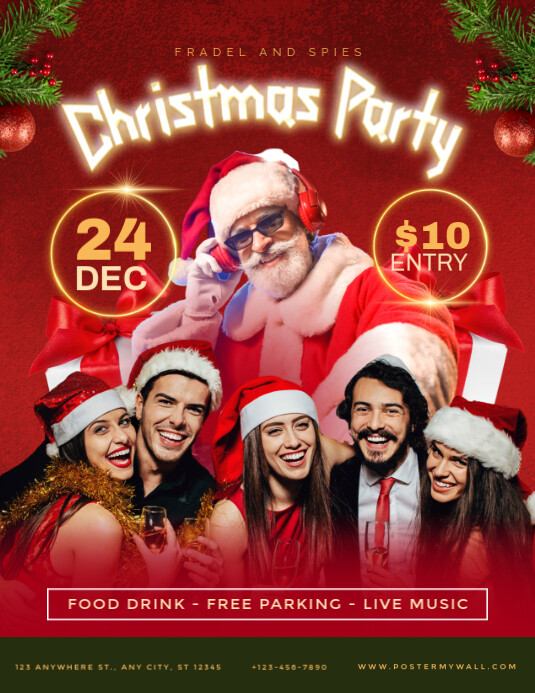 Copy of Christmas Party Instagram Post | PosterMyWall