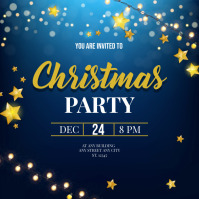 Christmas Party Invitation Template | PosterMyWall