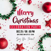 Christmas Party Invitation Template | PosterMyWall