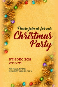 Christmas carol invite Template | PosterMyWall