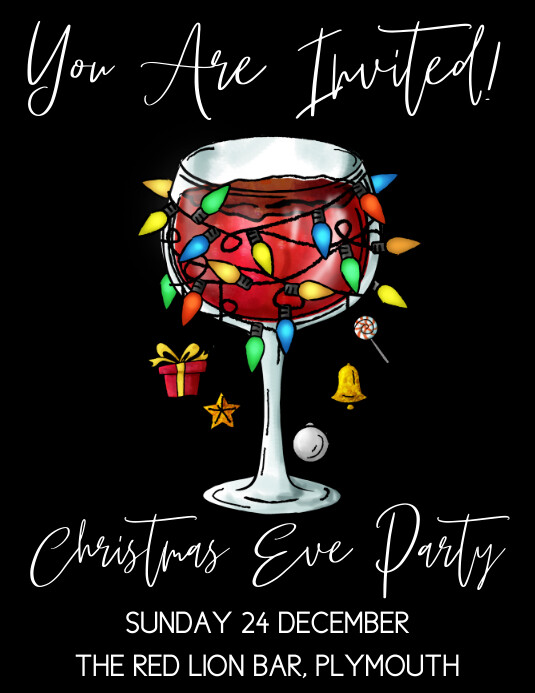 Christmas Party Invite Template | PosterMyWall