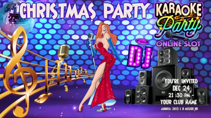 Copy of CHRISTMAS PARTY KARAOKE (24) | PosterMyWall