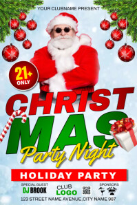 Christmas Party Night Template PosterMyWall Christmas Party Night Template PosterMyWall