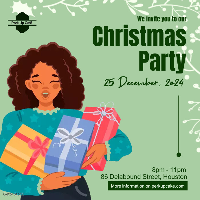 Christmas Party Post Template | PosterMyWall