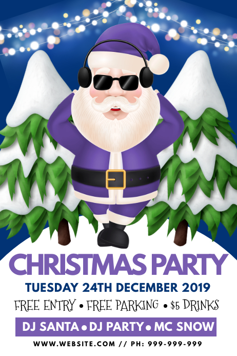 Christmas Party Poster Template | PosterMyWall