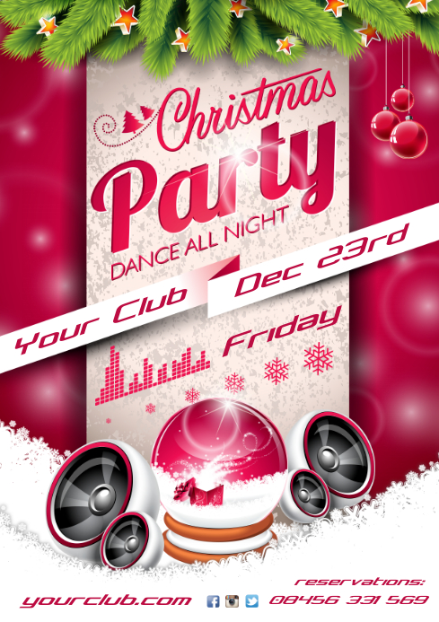 Christmas Party Poster Template | PosterMyWall