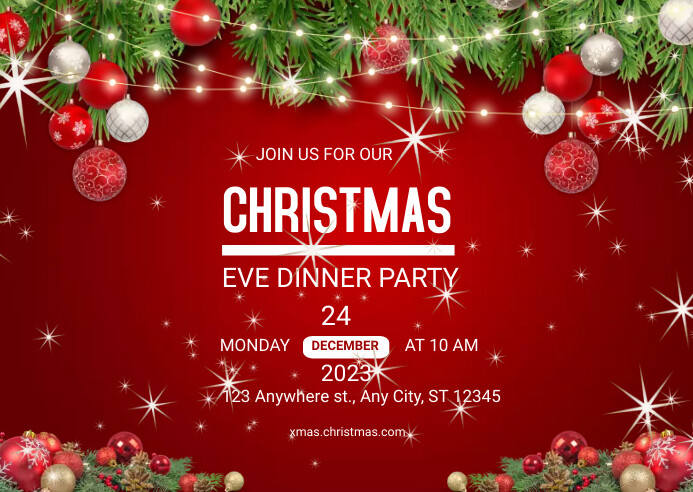 Copy of christmas party template | PosterMyWall
