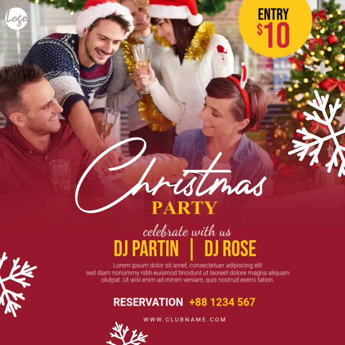 Christmas Party Template | PosterMyWall