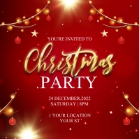 christmas party flyer Template | PosterMyWall