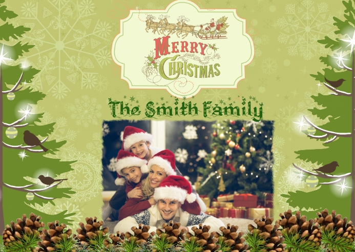 Christmas Photo Postcard Template | PosterMyWall