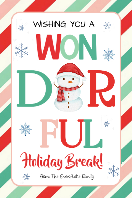 Christmas Play Dough Gift Tag Template | PosterMyWall