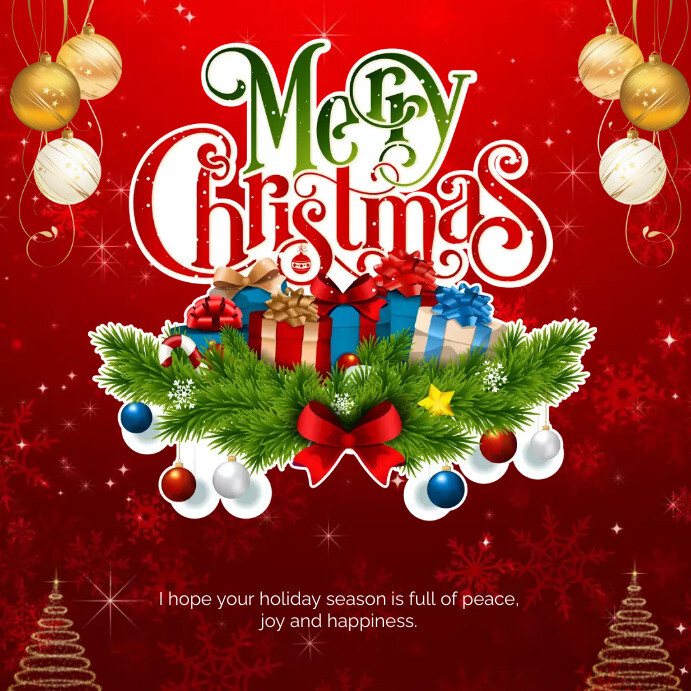 Christmas post Template | PosterMyWall