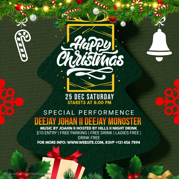 Christmas Post design Template | PosterMyWall