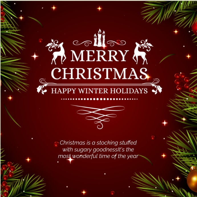 Christmas post Template | PosterMyWall