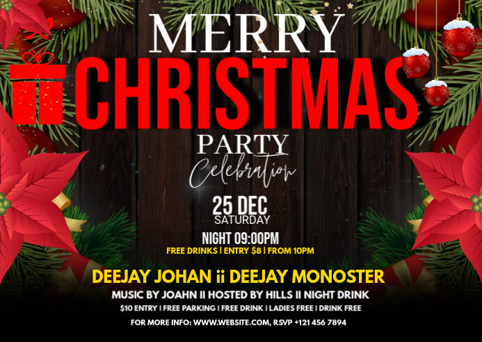Christmas Postcard Template | PosterMyWall