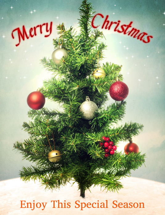 Christmas Poster Card Template | PosterMyWall