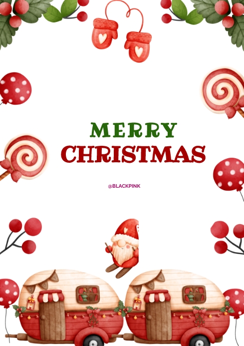 Christmas Poster Card Template | PosterMyWall
