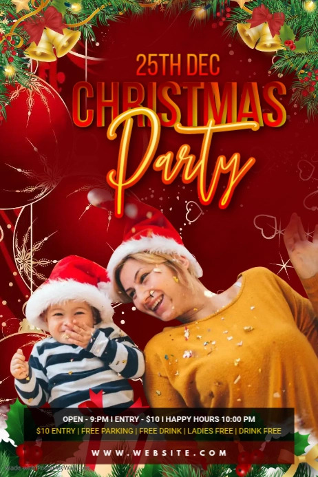 Christmas Poster design Template | PosterMyWall