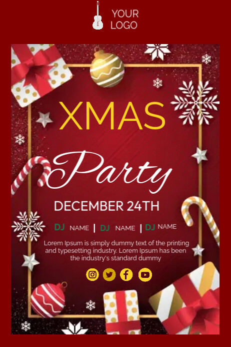 Christmas poster Template | PosterMyWall