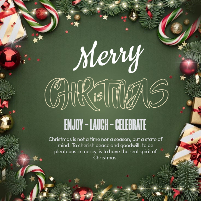 Christmas poster Template | PosterMyWall
