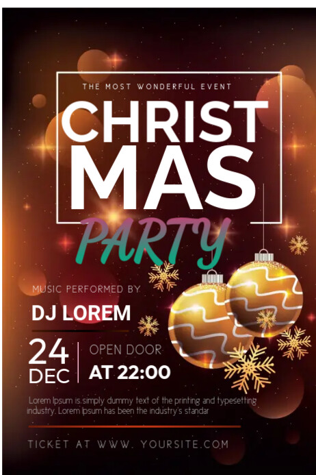 Christmas poster Template | PosterMyWall