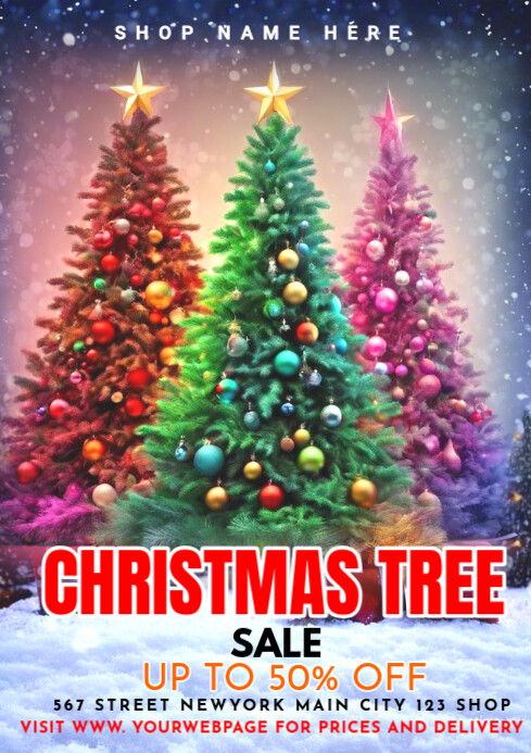 Plantilla de christmas posters | PosterMyWall