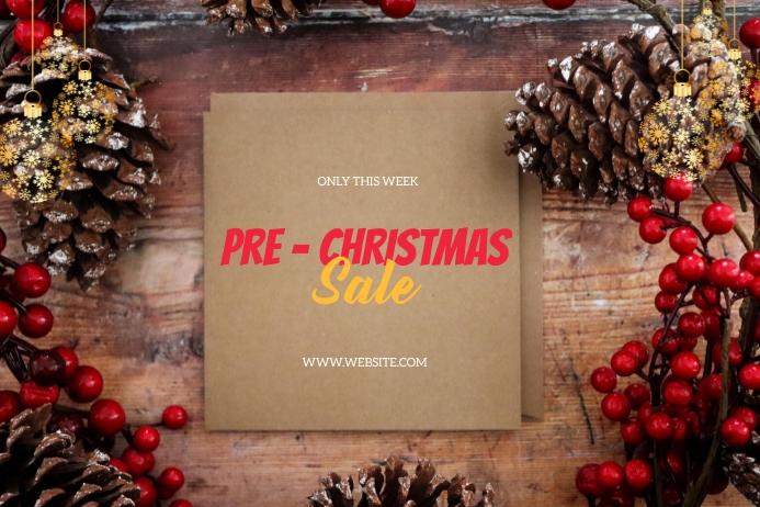 Christmas pre sale flyer template | PosterMyWall
