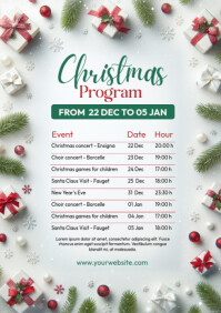 Christmas Program Flyer Template | PosterMyWall