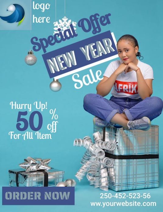 Christmas promo flyer template | PosterMyWall