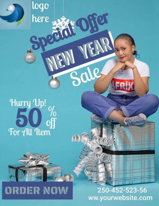 Christmas promo flyer template | PosterMyWall