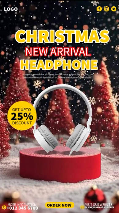 Christmas Promo Sale Reel Templat | PosterMyWall