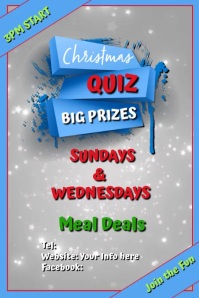 Christmas quiz Template | PosterMyWall