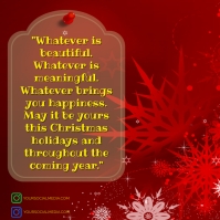 Christmas quotes poster Template | PosterMyWall