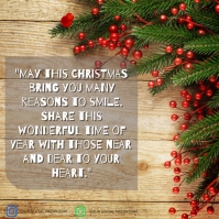 Christmas quotes poster Template | PosterMyWall